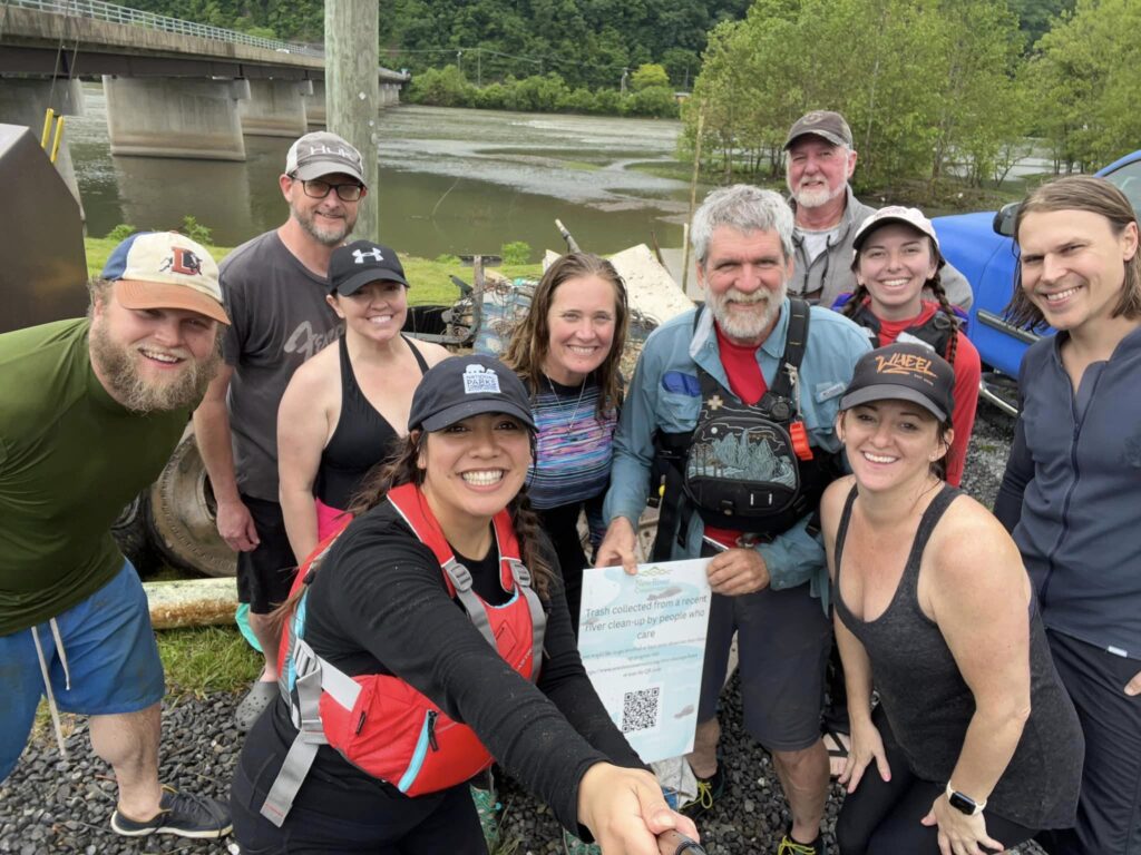 New River Gorge Clean up: Hinton to Camp Brookside - New River Conservancy