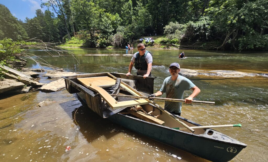 Farmer's Fish Camp River Clean Up - New River Conservancy